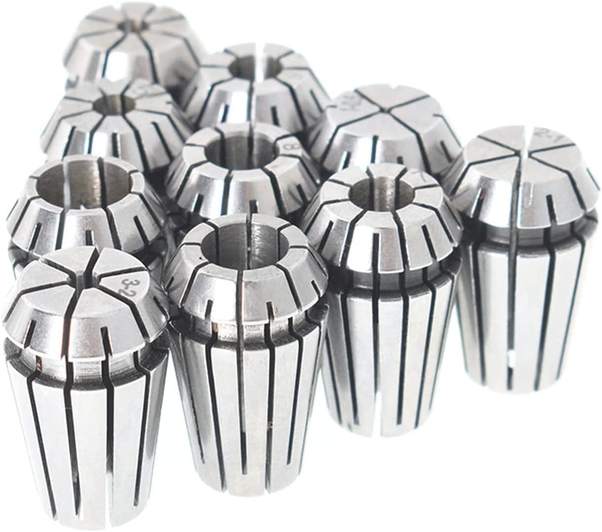 EPOTOOR ER16 Spring Collet Set 1-10 MM Carbon Steel Spring Collet Set ...