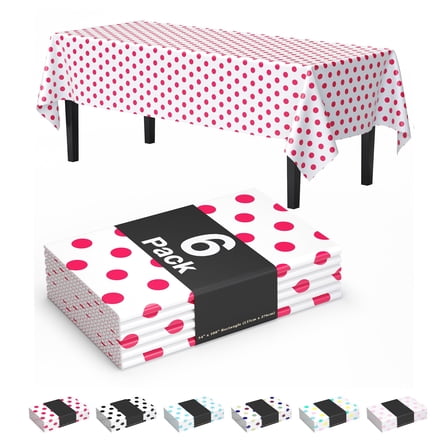 4-Pack Lemon Themed Disposable Tablecloths, 51x86", Ideal for Parties ...