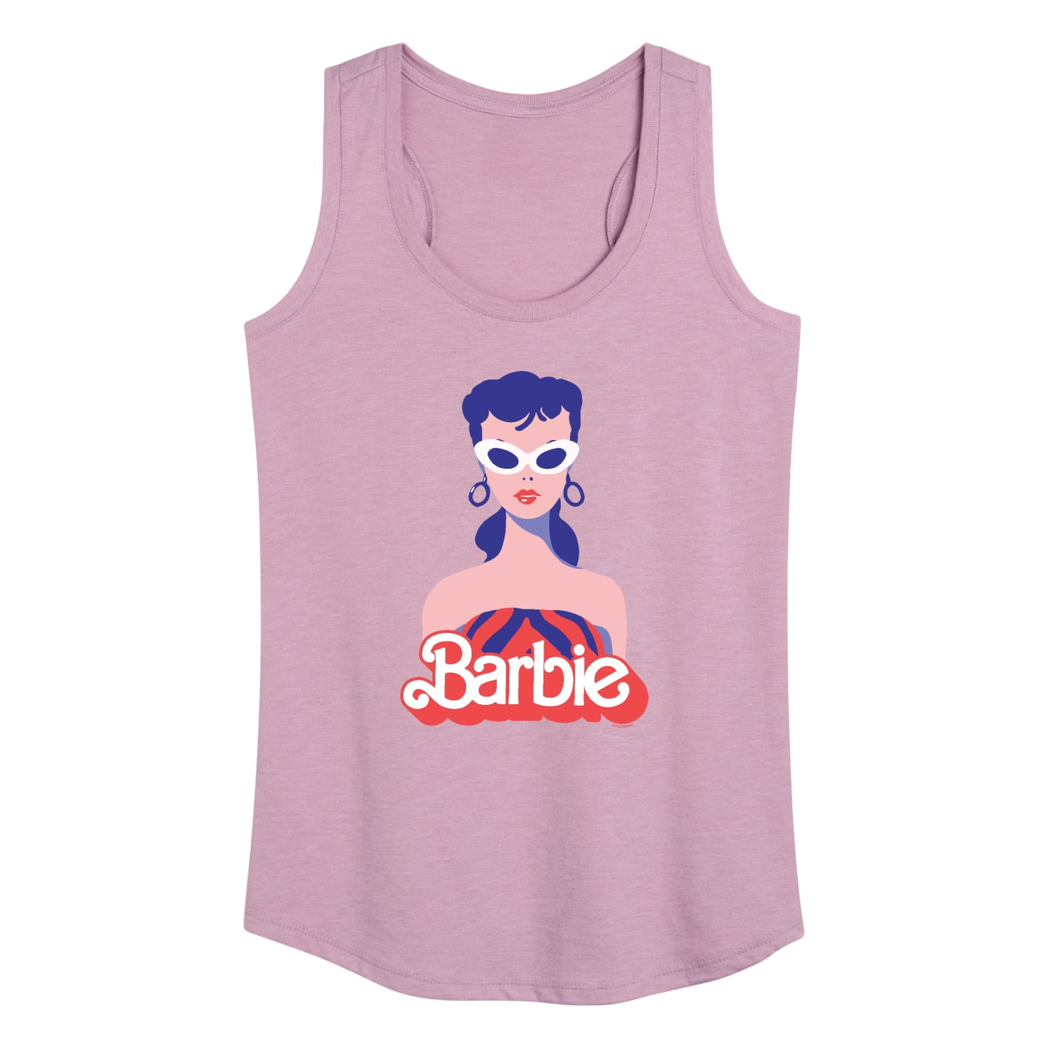 Barbie - Retro Classic Styled Barbie - Women's Racerback Tank Top ...