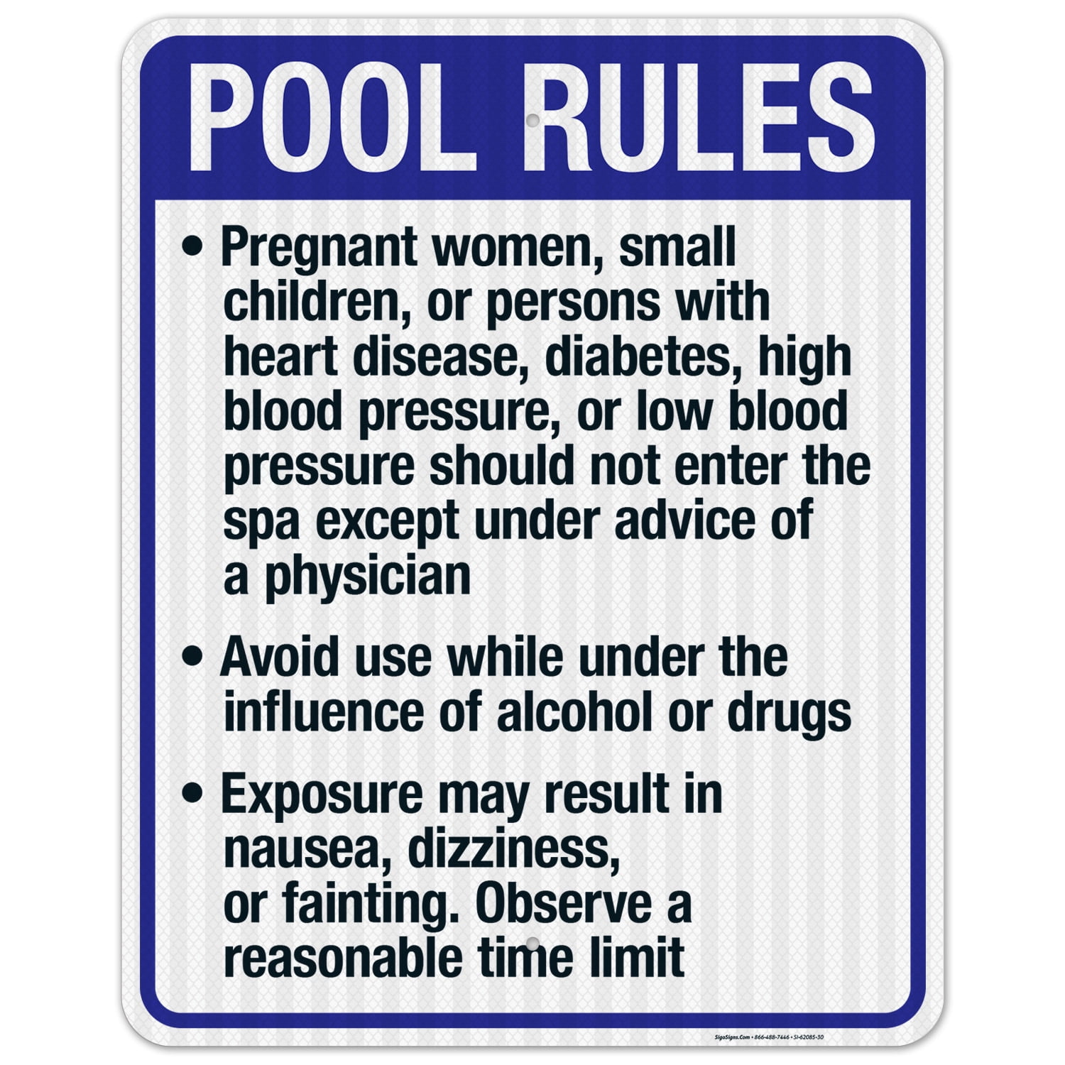 Minnesota Pool Rules Sign, Complies With State Of Minnesota Pool Safety ...