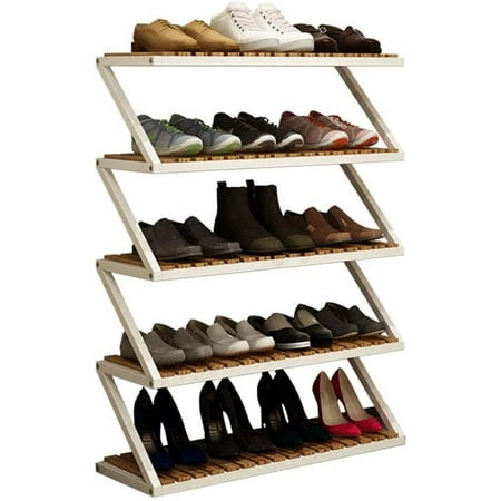 Shoe Racks Free Punching Wall-Mounted Shoe Rack Behind The Living Room ...