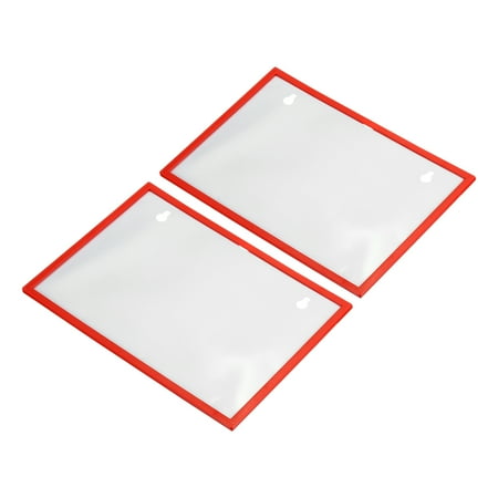 Uxcell A5 5.8x8.3 Inch Magnetic Sign Holder Double Sided Window ...