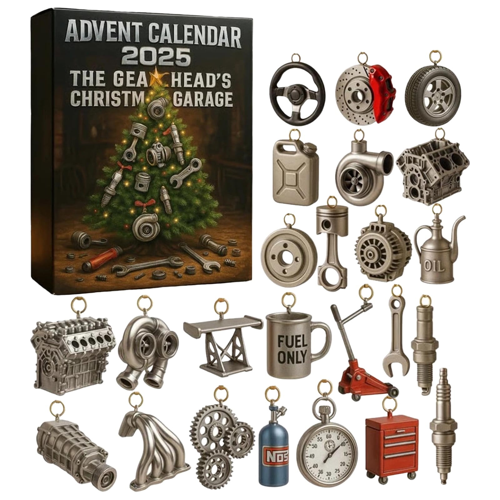 Advent Calendar for Adults, Arrival Calendar 2025: The Christmas Garage ...