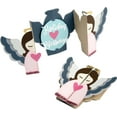 Sizzix Thinlits Dies By Jen Long 13/Pkg-Angel Fold-A-Long Card - Walmart.com