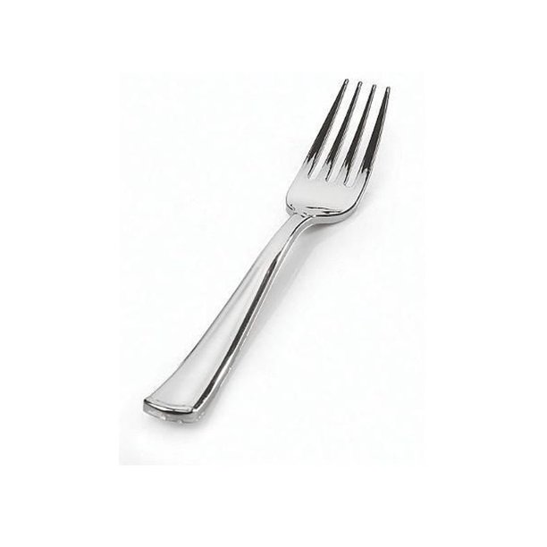 Silver Secrets Full Size Extra Heavy Plastic Forks *Case of 120 ...