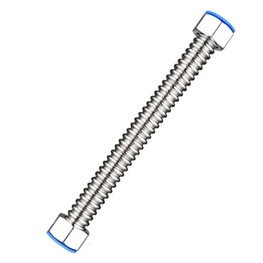 SharkBite 1/2 in. Push Fit X 3/4 in. D FIP 18 in. Stainless Steel Water ...