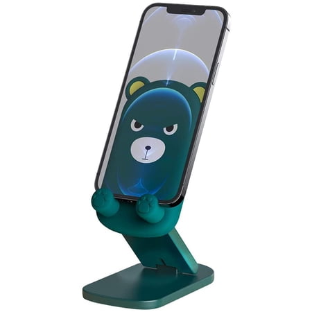Cute Phone Stand, Fully Foldable, Anti-Slip Design， Cartoon Animal ...