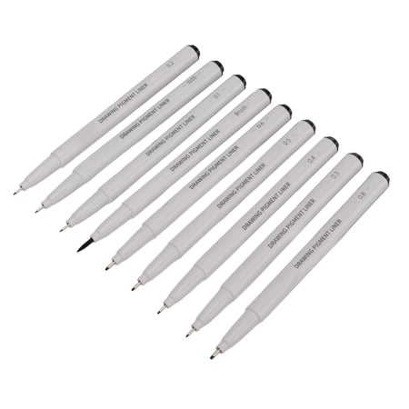 Ccdes Waterproof Micro Line Pens,9Pcs Waterproof Micro Line Pens ...