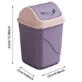 Bathroom Can With Lid Square Can Waste For Bathroom And Small Spaces ...