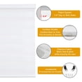 Zebra Blinds 69"w X 72"h White Light Filtering Dual Layer Home Office ...