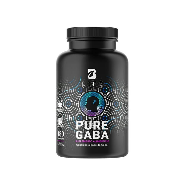 Gaba de 180 Cápsulas de 500mg. Ingredientes naturales: Ácido Gamma ...