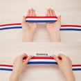 4.7 Yards Flat Nylon Striped Elastic Band For Clothing Garment ...