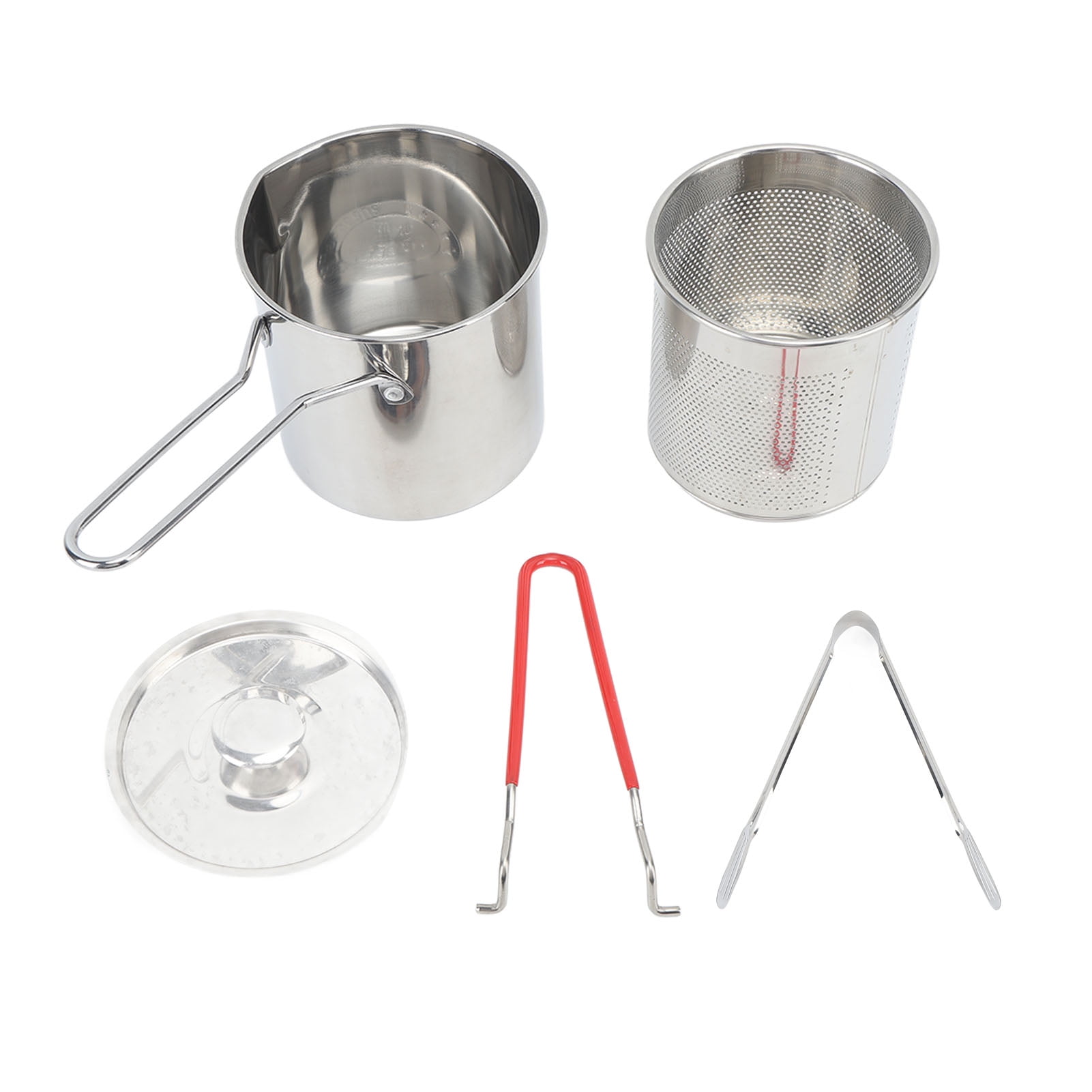 ZOUSSIQI Small Deep Fryer Pot Stainless Steel Olecranon Type Diversion ...