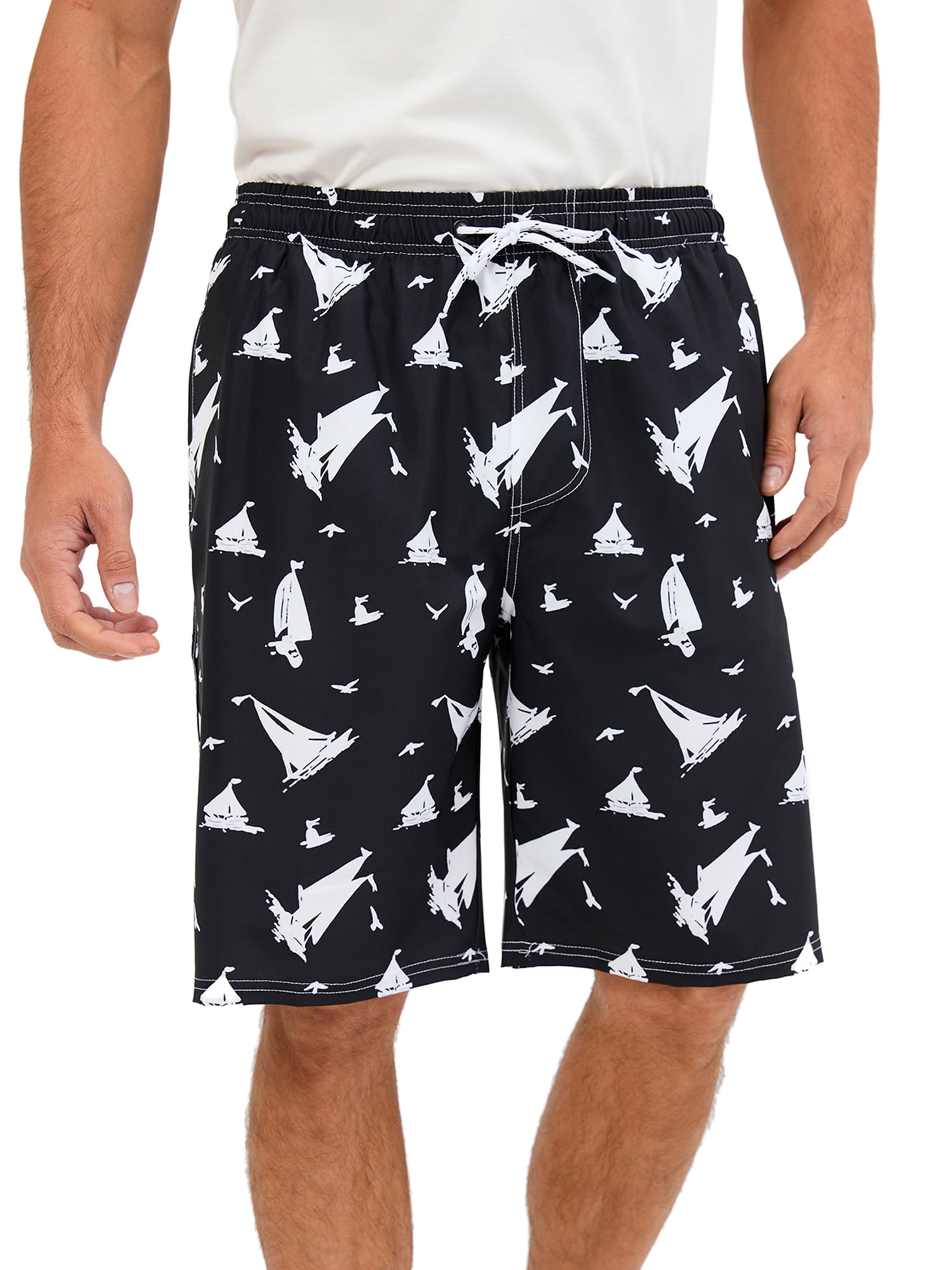 DODOING Men's Cargo Shorts Swim Trunks Beach Shorts Outdoor Beach Board ...