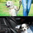 2 Packs Dog Cat Safety Seat Belt Strap Car Headrest Restraint, Black ...