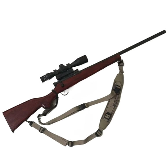 black Camouflage Rifle Sling for Hunting, 3-Point Quick Release ...