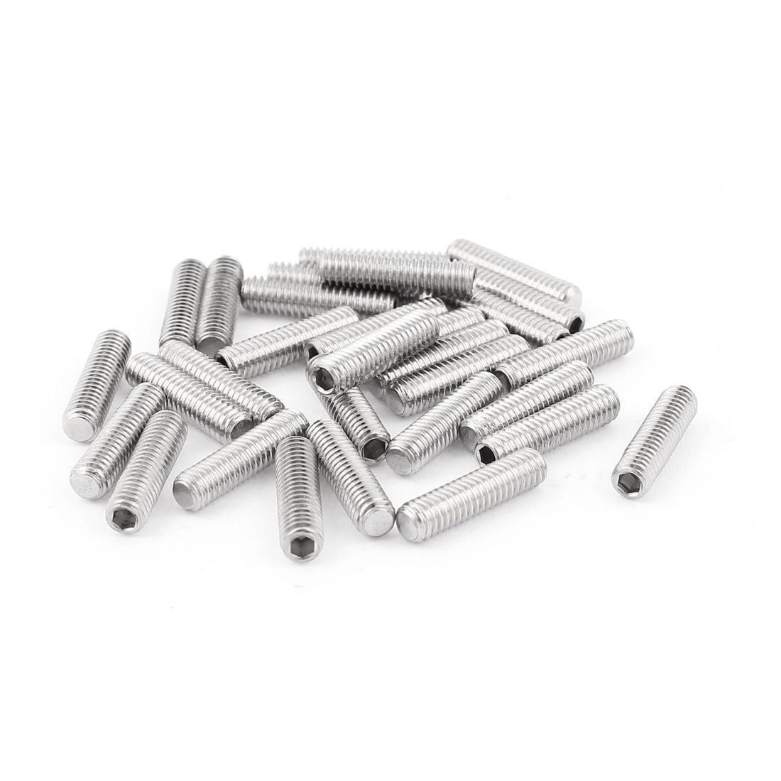 4mm x 16mm Stainless Steel Hexagon Socket Head Set Cup Point Grub ...