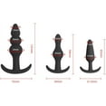 Silicone Anal Plug Beads Butt Plug Pack Of 3 Anal Plugs Trainer Set