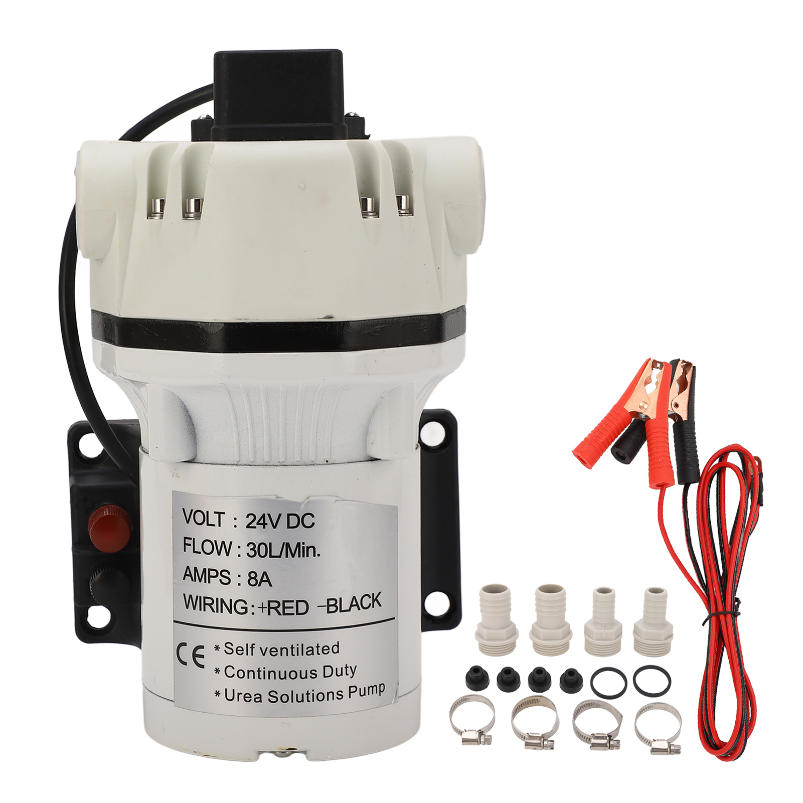 DC24V Electric Diaphragm Pump 30L Lift 11m 70PSI 350W Self Priming ...