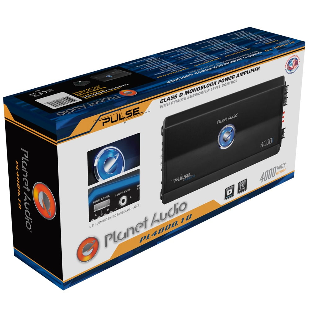 Planet Audio PL4000.1D Pulse Series Car Audio Nepal | Ubuy