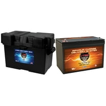VMAX MR127-100 + Marine Box Deep Cycle Battery Replaces Power Volt ...