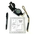 Land Nav Kit with Lensatic Compass, Protractor, Pace Counter & Map ...