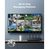 Reolink 4K 12CH WiFi NVR Wi-Fi 6 Built-in 2TB HDD, 24/7 Recording Home ...