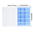 15/24 Grid Silicone Ice Mold with Removable Lid, Reusable Freezer Tray ...