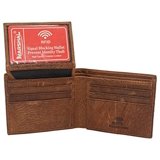 Swiss Marshall RFID Blocking Genuine Leather Men's Bifold Eagle USA ...