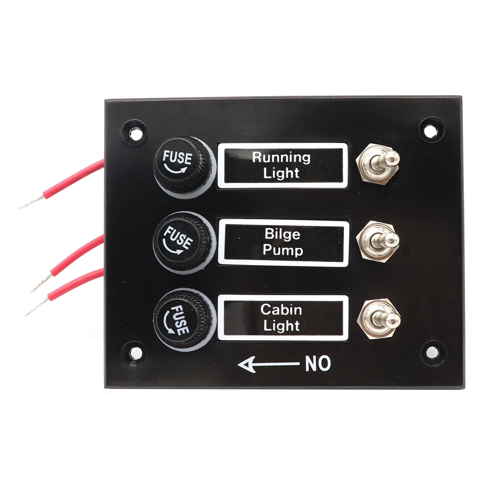 Switch Panel, 3/6P Bakelite Toggle ON-OFF Panel with Fuses Bakelite ...