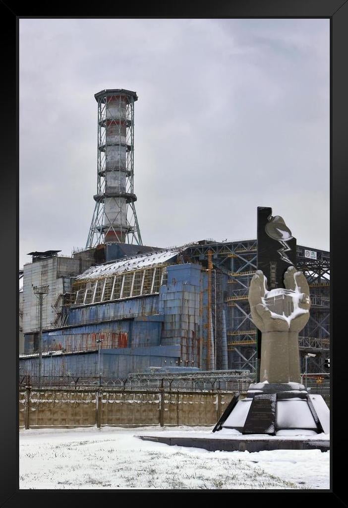 Chernobyl Nuclear Disaster Reactor 4 Photo Poster Chornobyl Ukraine ...