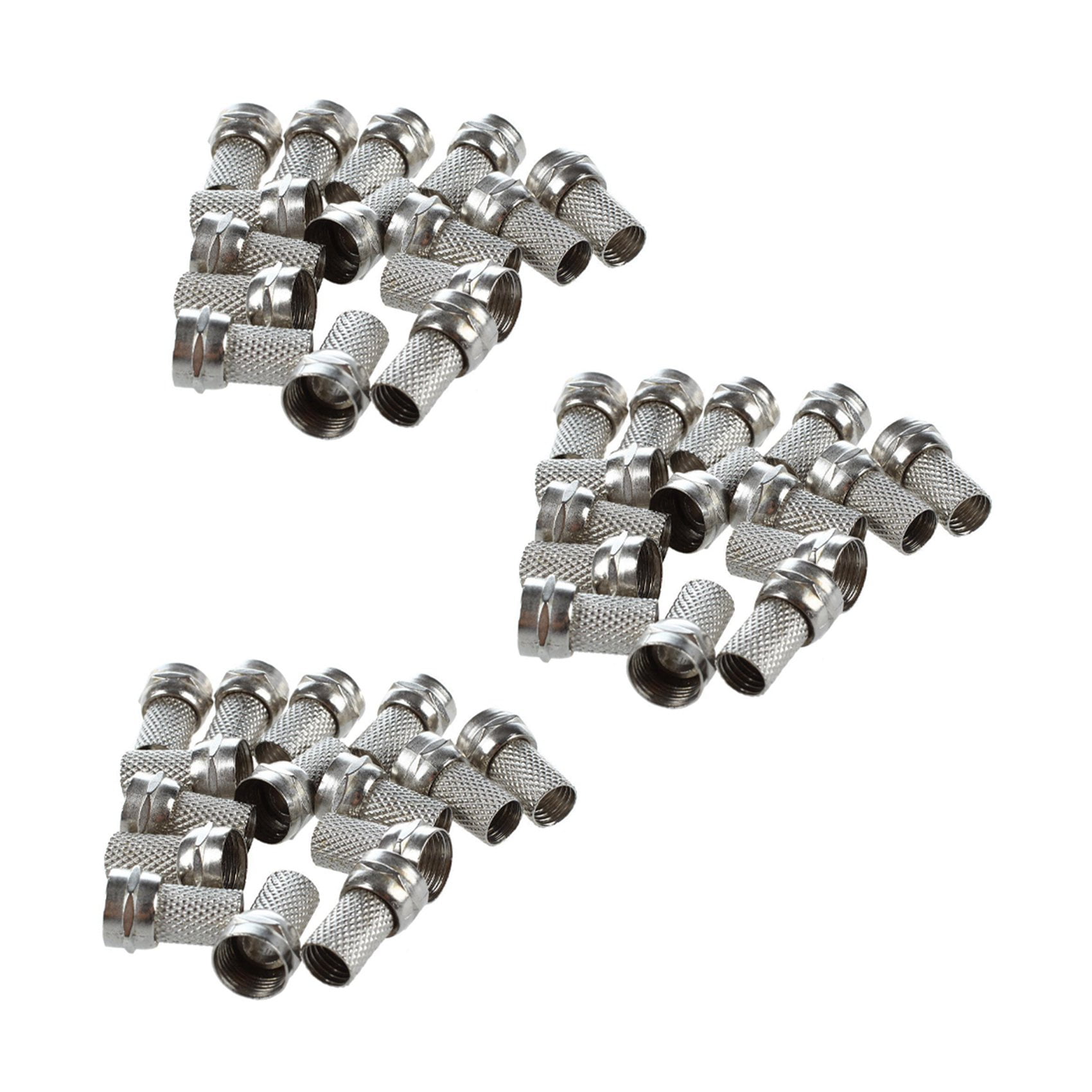 45Pzs Conector RF Macho Coaxial Tocido de F Tipo RG6 para Camara CCTV ...