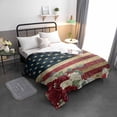 4th of July Quilted Comforters Cooling Blanket California King Size ...