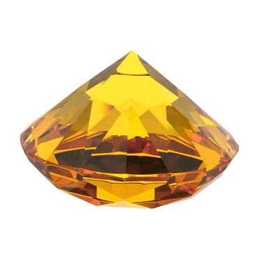 Big 100mm Ruby Red Glass Crystal Giant Diamond Jewel Paperweight ...