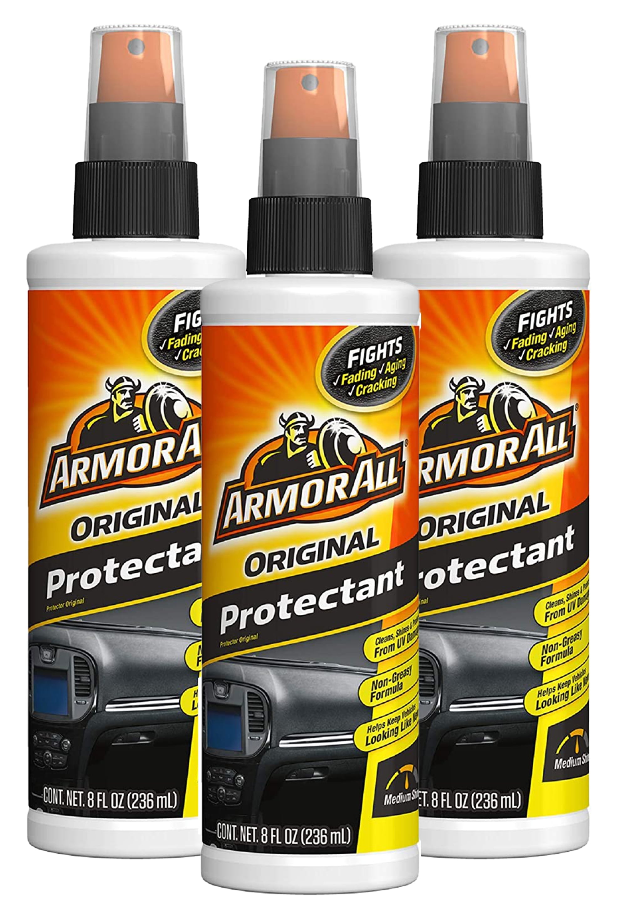 Original Protectant Spray by Armor All, Car Interior Cleaner with UV ...