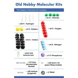 Old Nobby Organic Chemistry Model Kit - 115 Pieces, STEM Science Lab ...