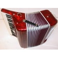 Hohner Hohnica 1305 Beginner 72 Bass Accordion Red - Walmart.com