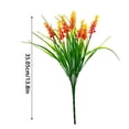 Artificial Lavender Flowers Uv Resistant Outdoor Plants 6 Pcs Fake ...