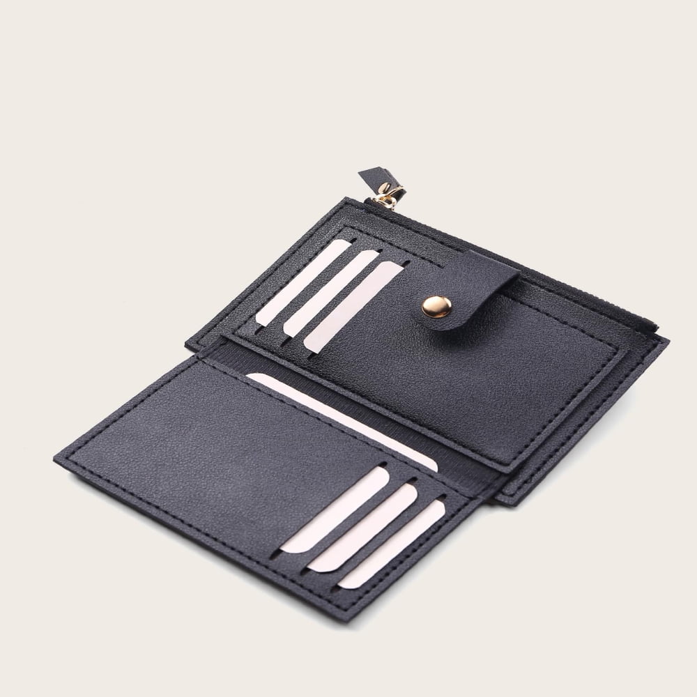 Click here for Junwell Minimalist Snap Button Card Holder Women‘s... prices