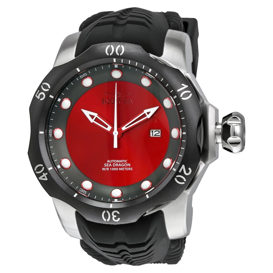 Invicta - Invicta Men's Venom Automatic Red and Grey Dial Watch 19309 ...