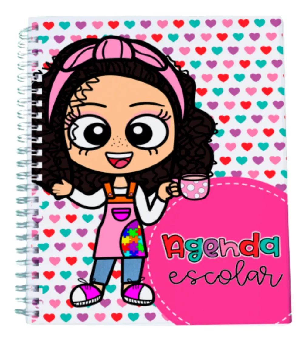 Agenda Docente 2024 - 2025 Animada Escolar Mod. Muñequita 03 | Bodega ...