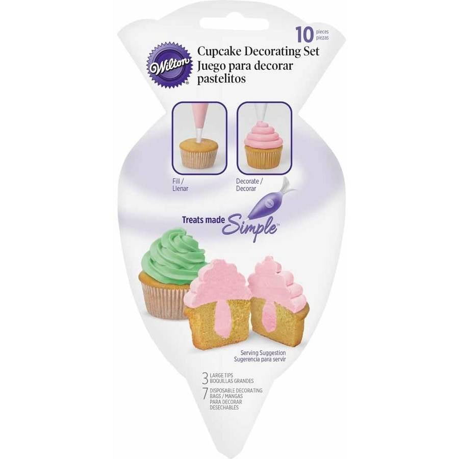 Wilton Cupcake Decorating Set, 10-Piece - Walmart.com - Walmart.com