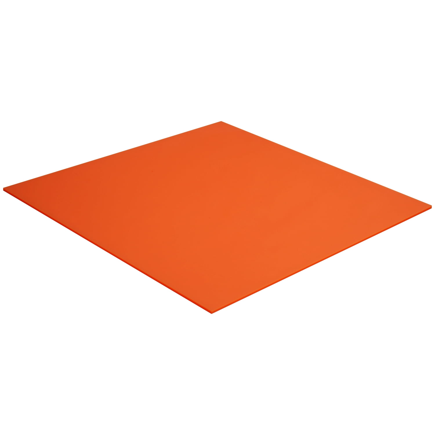 MCB 1/8 Thick Acrylic Plexiglass Sheet (Orange 24 x 36) - Walmart.com