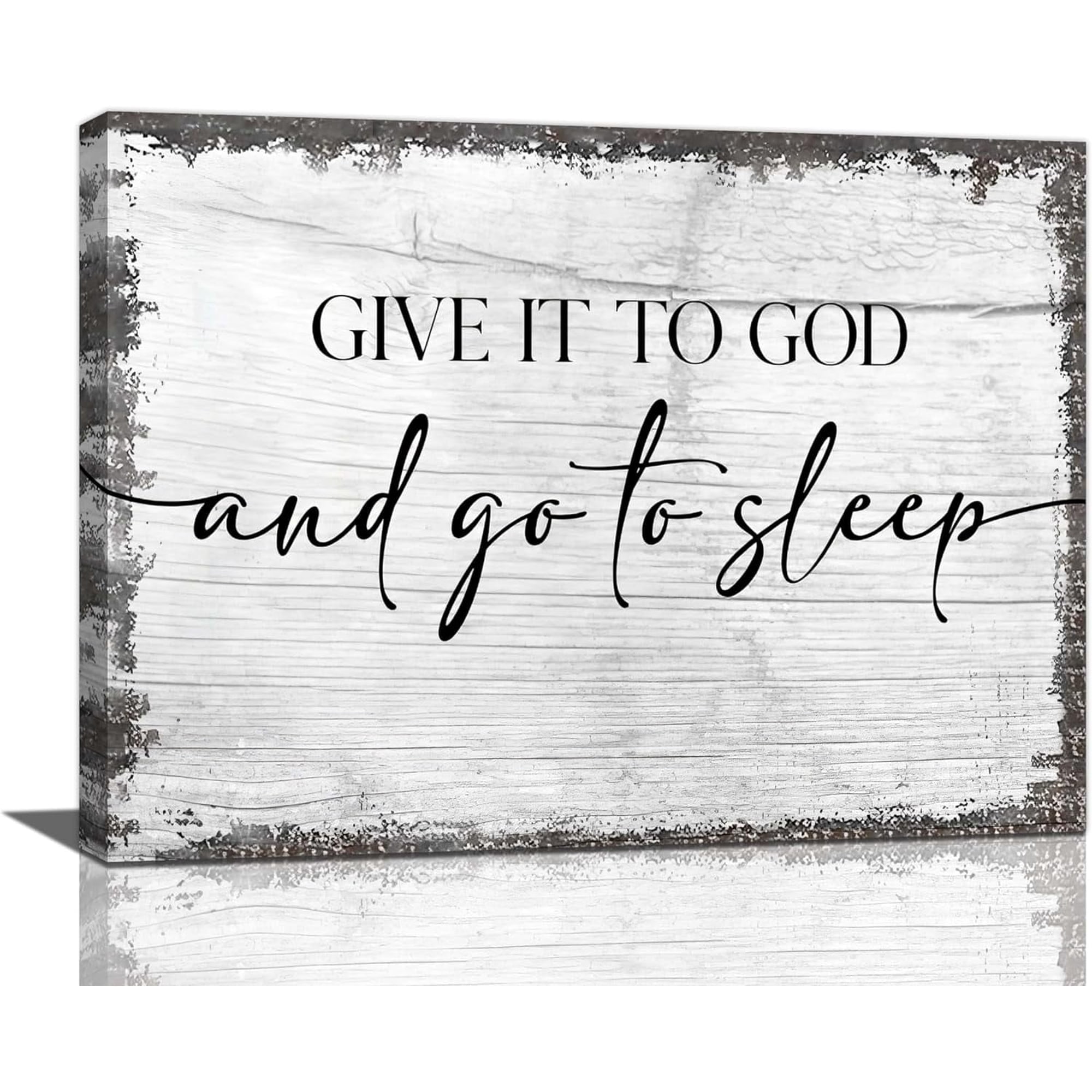 Click here for Moondawn Give It To God And Go To Sleep Wall Decor... prices