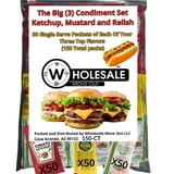 Wholesale Move Out Condiment Variety Pack, 150 Single Serve Packets ...