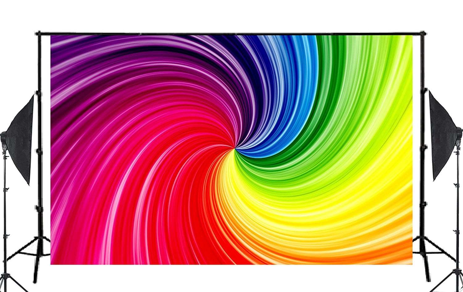 MOHome Artistic Art 7x5ft Photo The Rotation of the Rainbow Studio ...