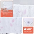 Ikfashoni Hookless Shower Curtain with Snap in Liner, Red Floral ...