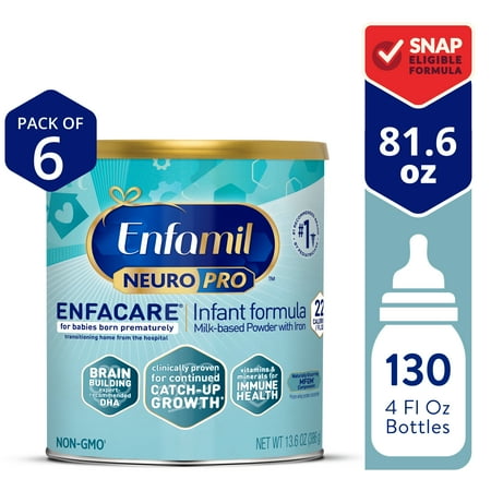 Enfamil NeuroPro EnfaCare Premature Powder Baby Formula with Iron, For ...