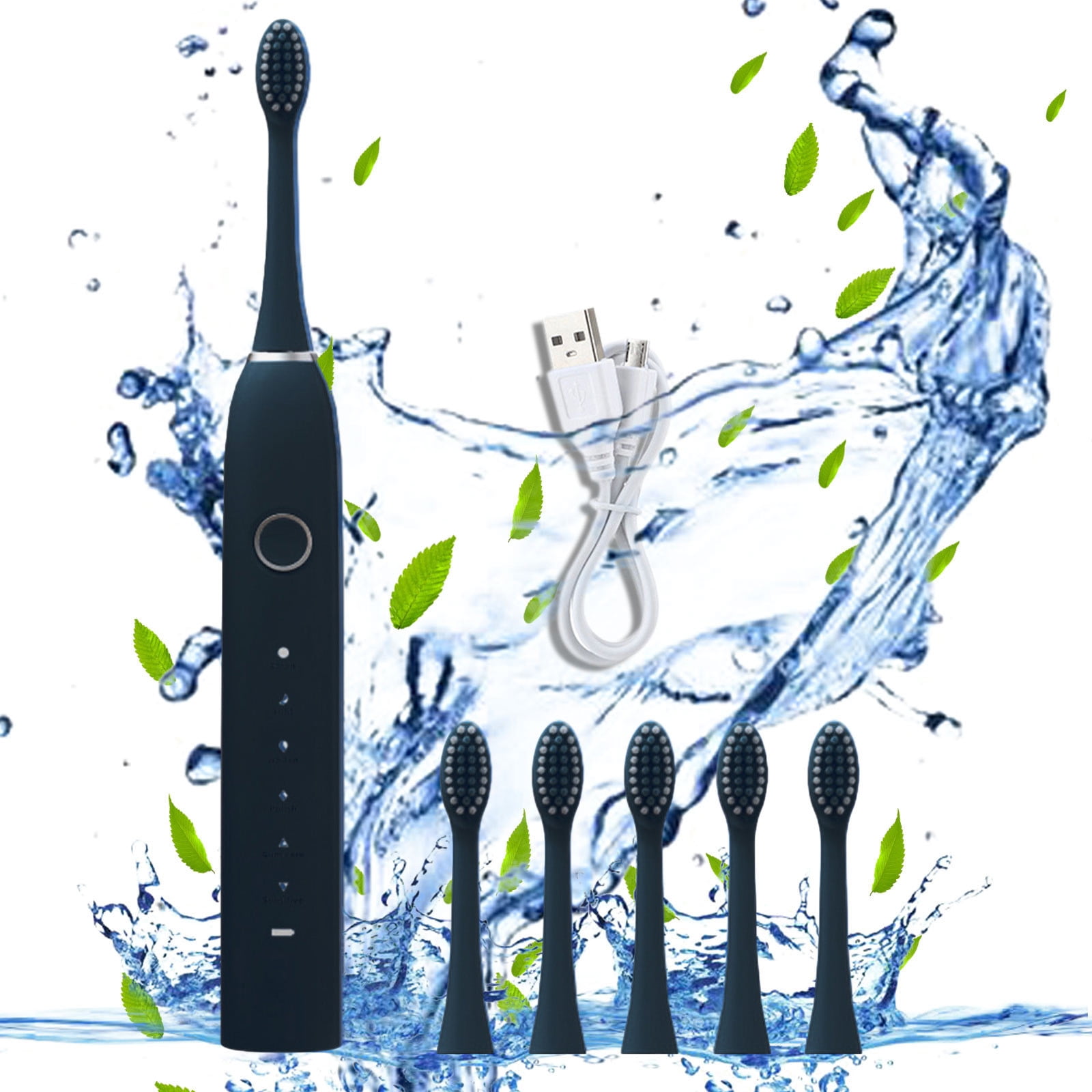 Click here for Violete Electric Toothbrush With 6 Brush Heads & 6... prices