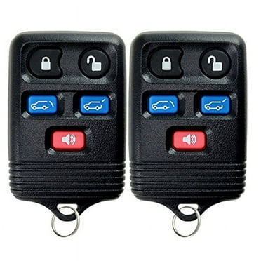 KeylessOption Keyless Entry Remote Fob Uncut Car Ignition Key For Ford ...